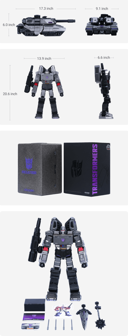 Robosen Flagship Megatron Auto-Converting Robot (Limited Edition) – US Robosen