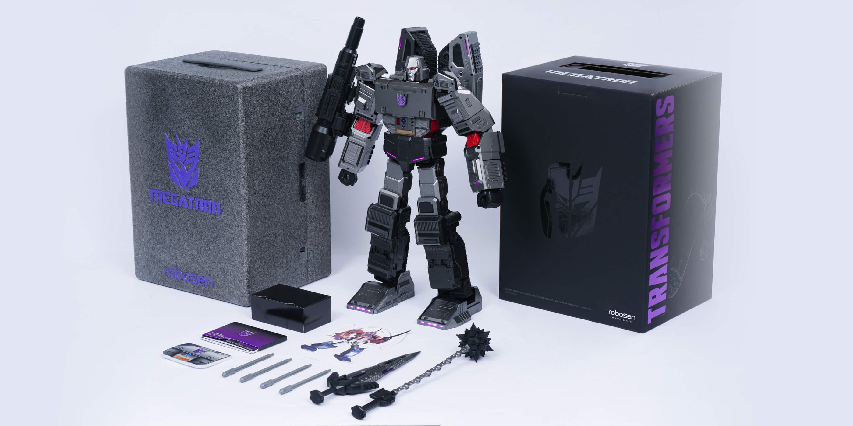 Buy Robosen Flagship Megatron Robot (High-Fidelity G1 Decepticon ...